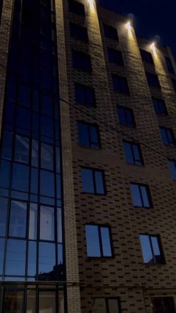 Фасадное освещение ЖК "Прайм" г.Кострома, ул.Скворцова. д.2