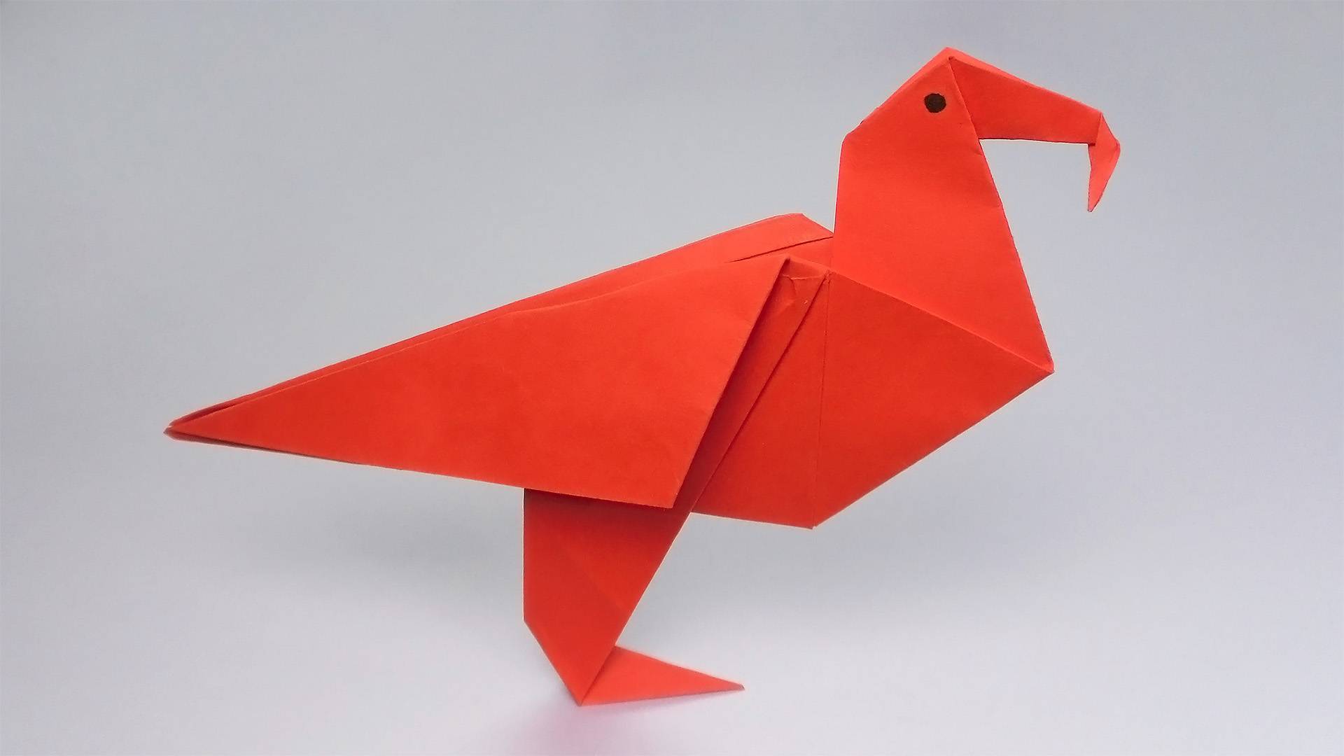Как сделать Орла из бумаги без клея | Оригами Орёл своими руками