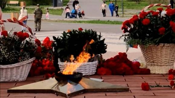 город Шарыпово 2025 парад на День победы. 09.05.2025 г.