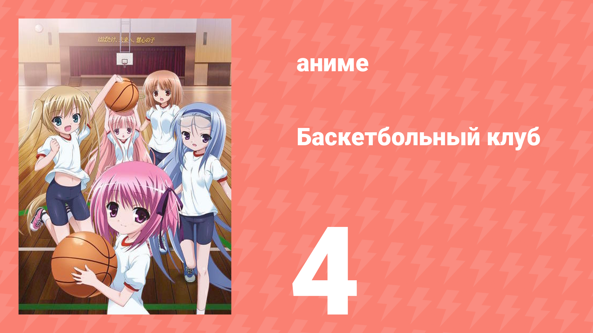 Баскетбольный клуб 1 сезон 4 серия (аниме-сериал, 2011)