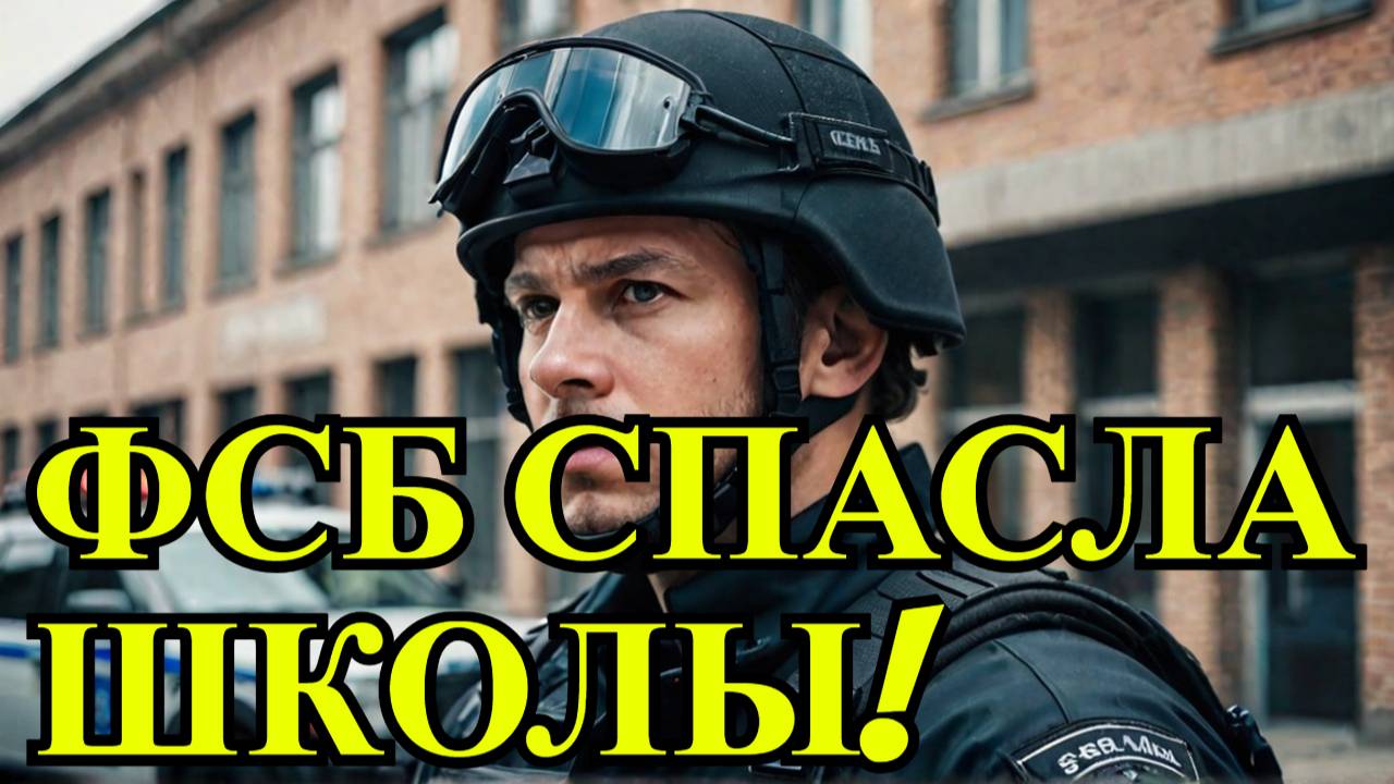 ФСБ предотвратила атаки на школы в Москве и Тюмени!
