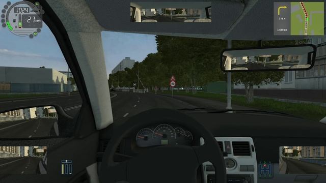 За клиентом на край света на приоре. City Car Driving