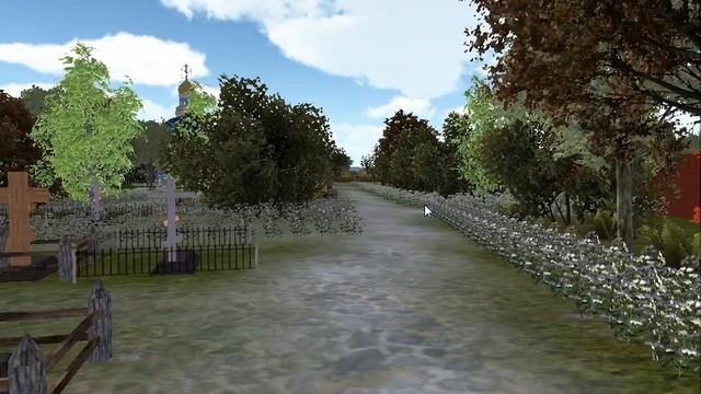 3D экскурсия по монастырю Всех скорбящих радости 1909 г.