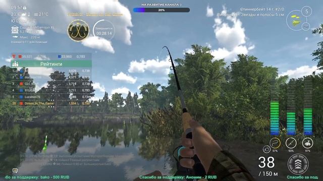 Fishing Planet - Река Мадвотер  - В погоне за щукой | Командное спонсируемое соревнование.