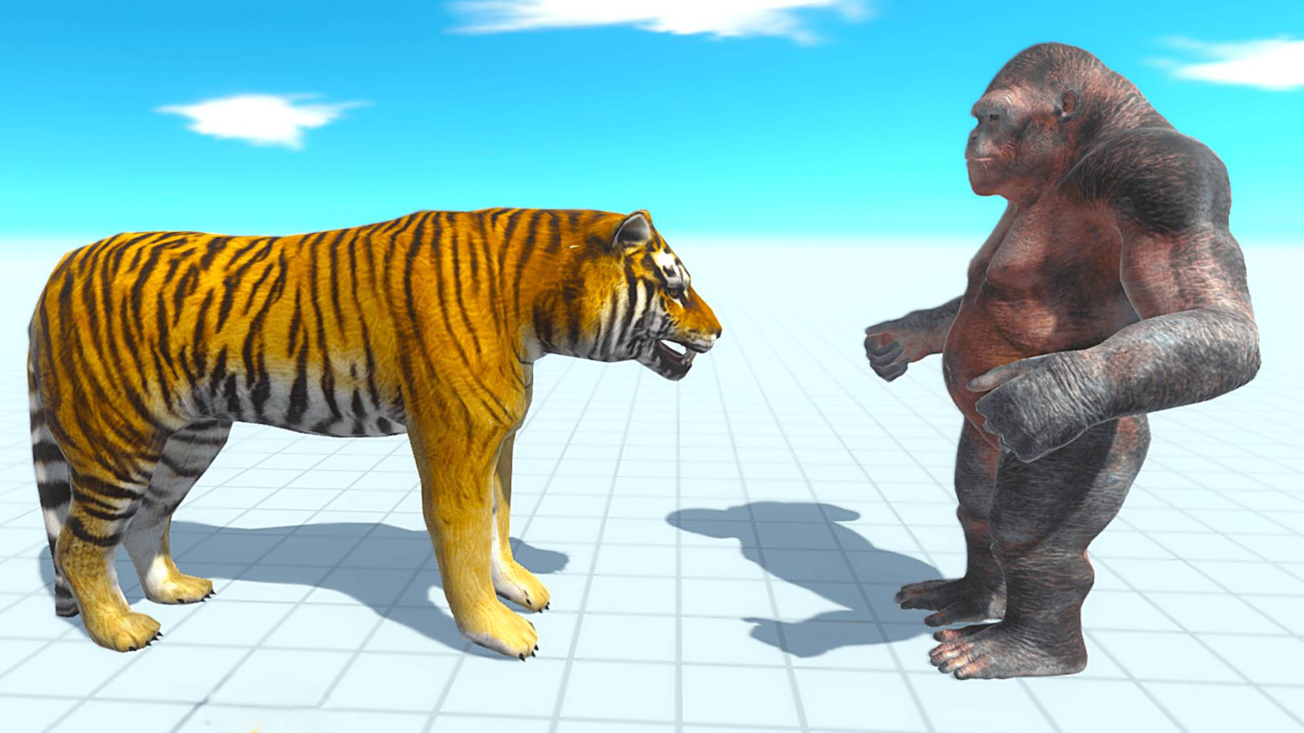 100 ТИГРОВ ПРОТИВ 100 ОБЕЗЬЯН 🔥😱 Animal Revolt Battle Simulator