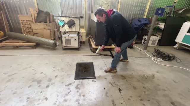 Очистка рабочих поверхностей лазерного станка с ЧПУ