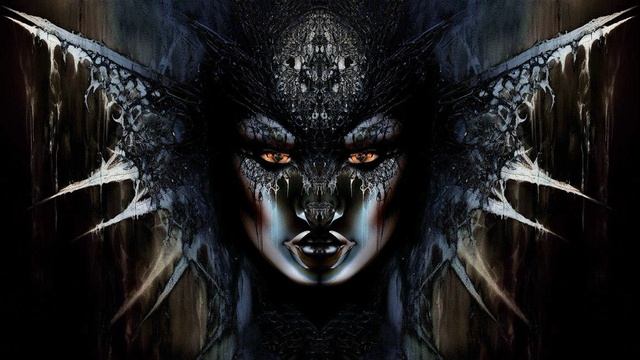 Techno music. Dark. Goth. ArtDesigned.