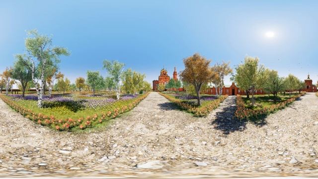 Парк монастыря Всех скорбящих радости нач XX в. точка 4