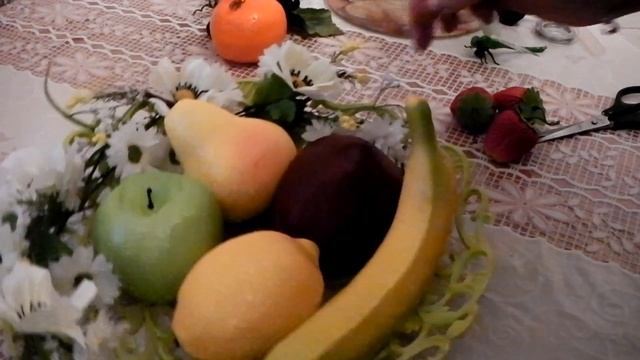 Панно из фруктов!