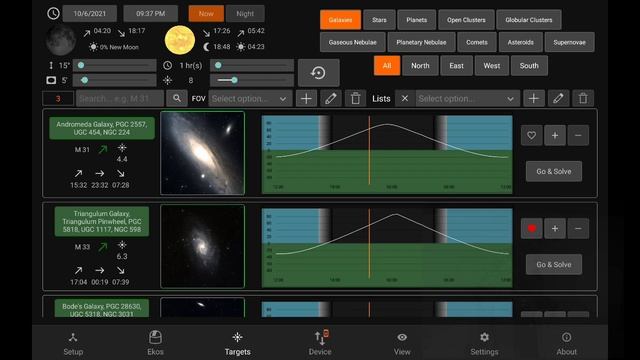 StellarMate App Targets & Framing Assistant