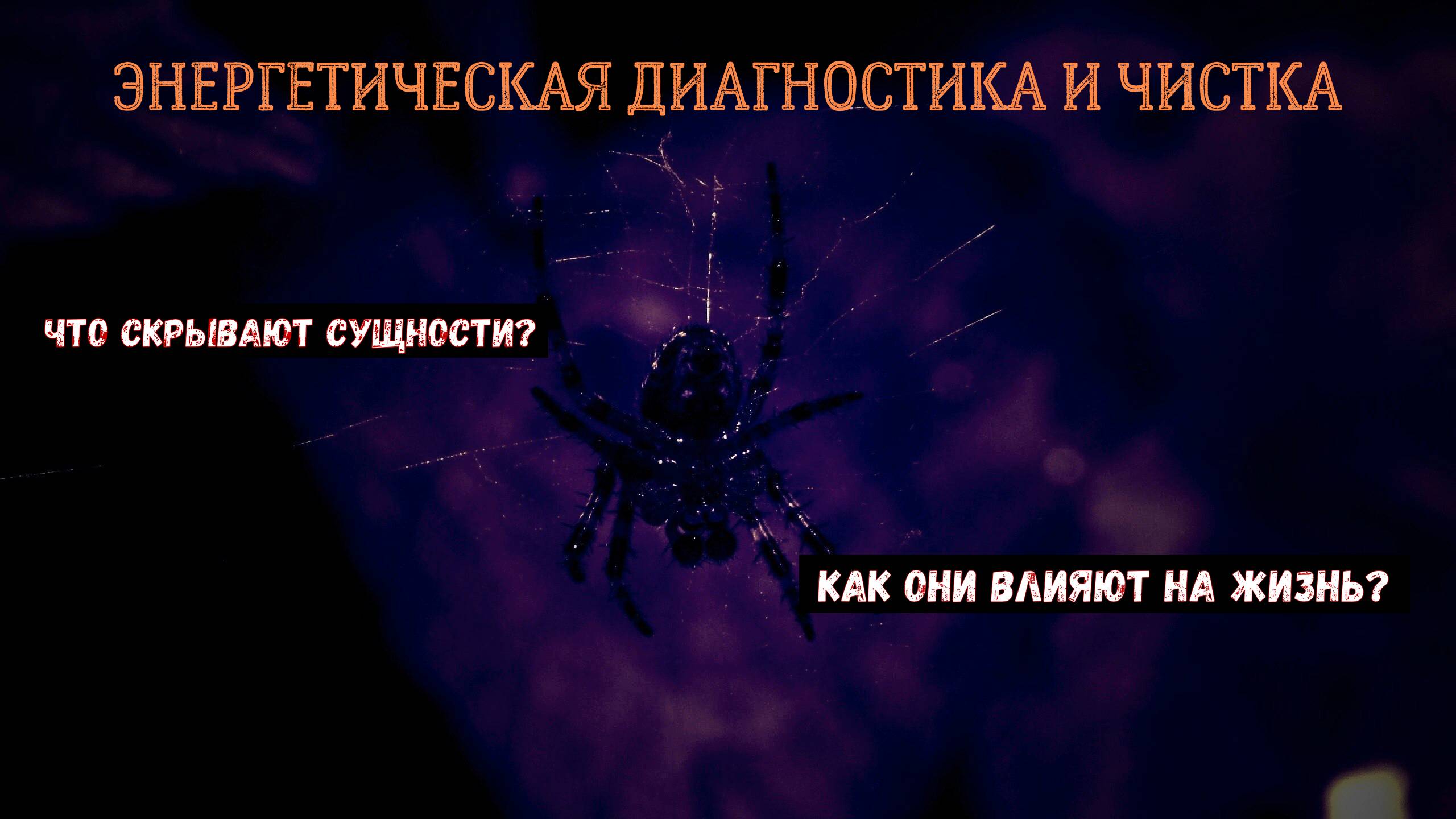 Сеанс энергетической диагностики и чистки клиента | Что скрывают сущности и как они влияют на жизнь
