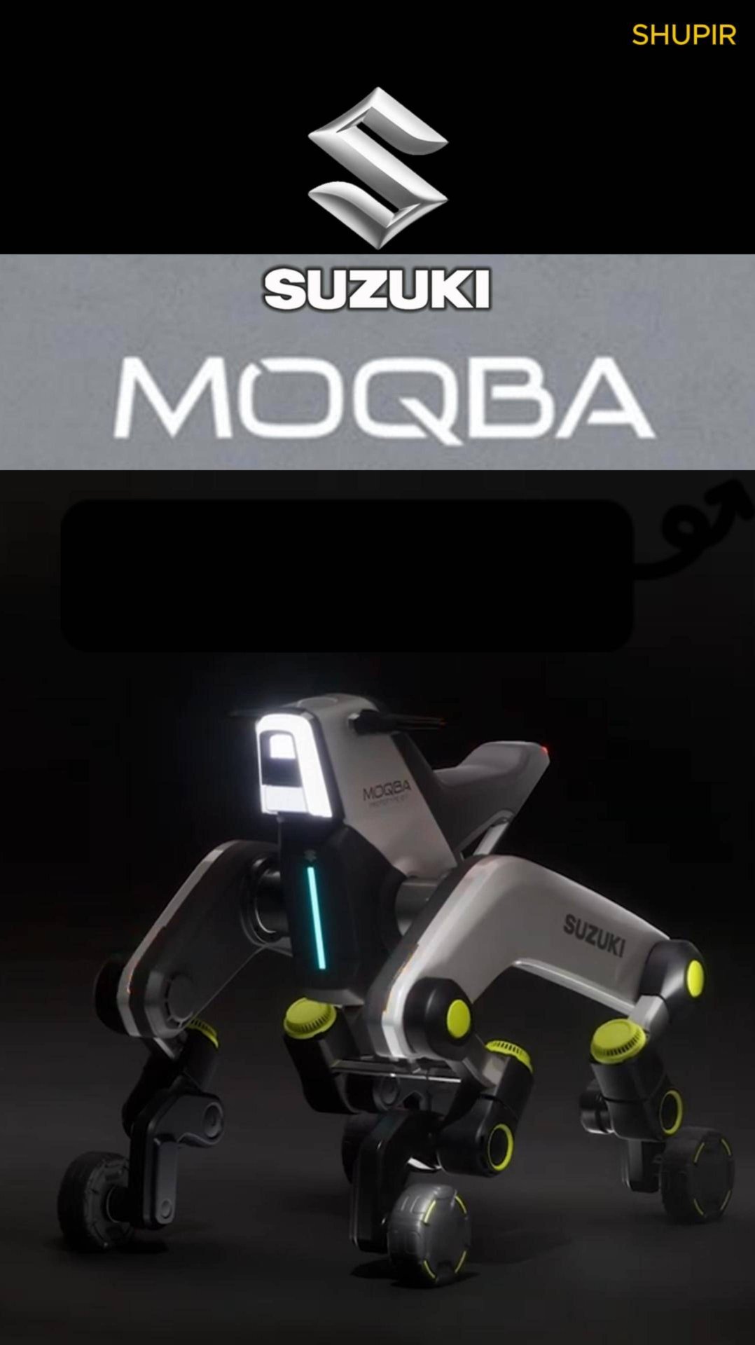 Четырехногий робот  Suzuki #концепт #робот #автомобили #cars #автоновости #auto #автобудущего