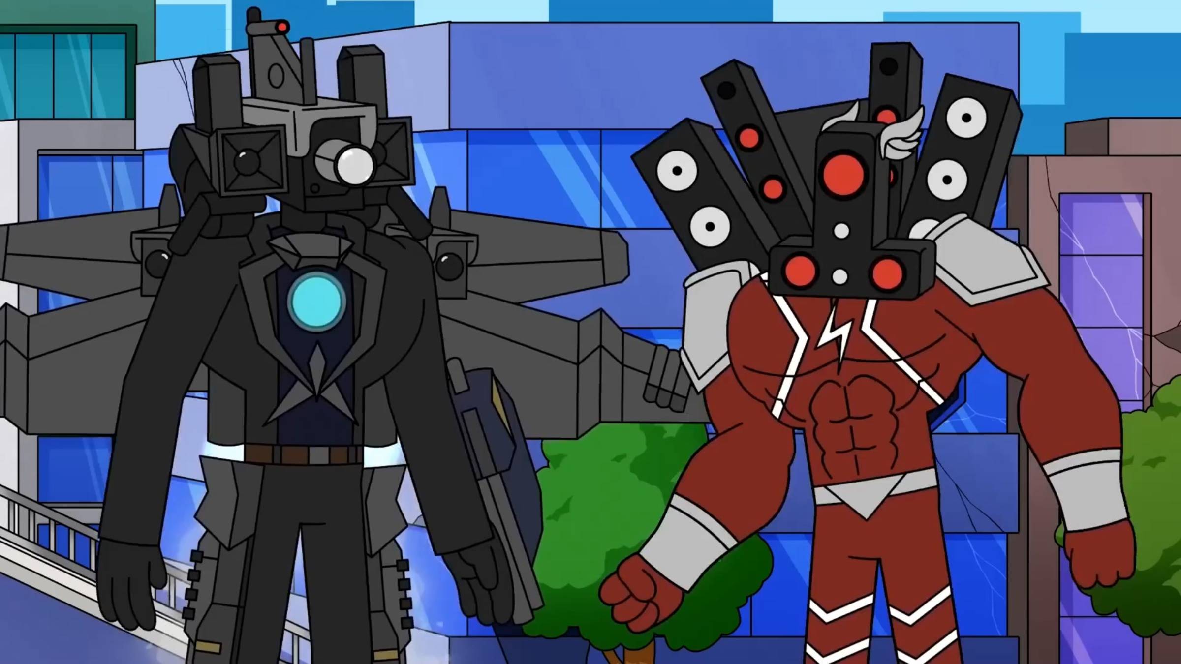 Скибиди Туалет но они стали супергероями