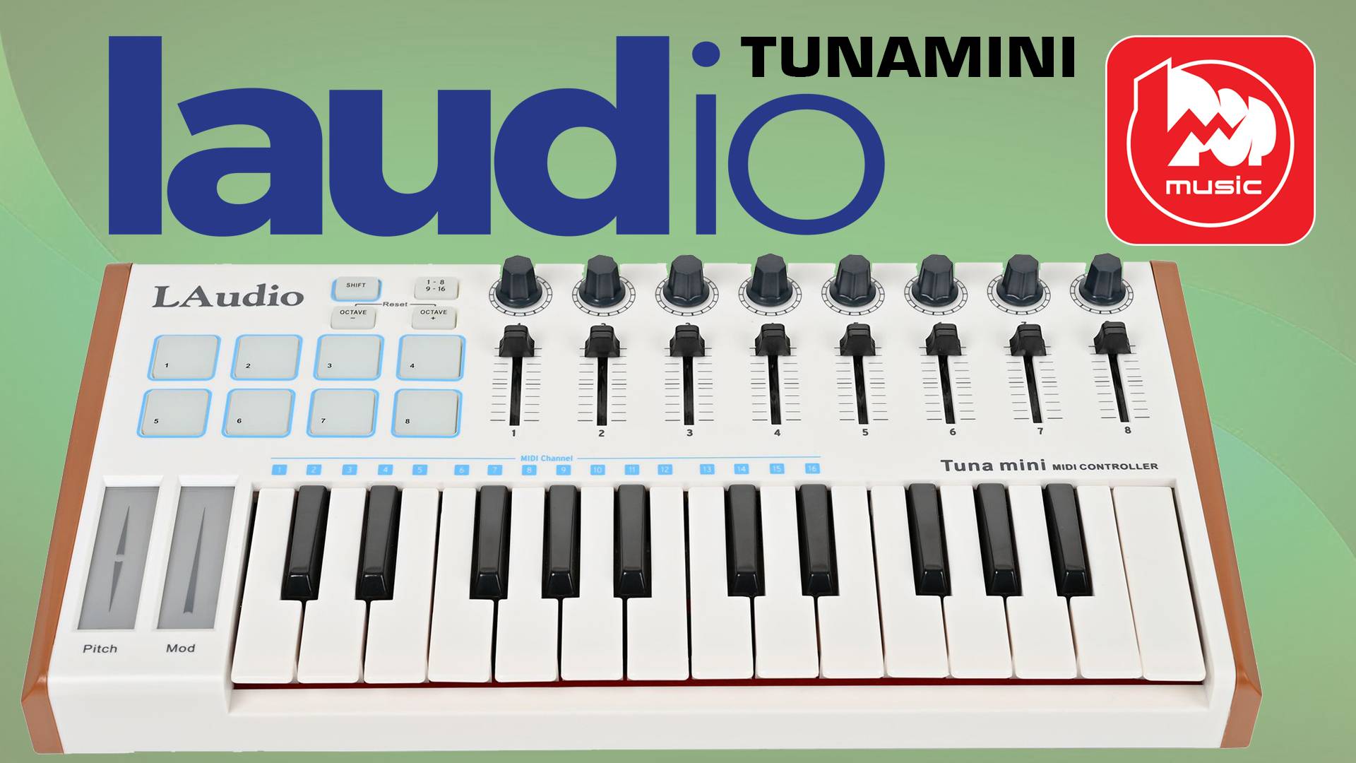 Миди-клавиатура LAudio TUNAMINI || Вся такая чувствительная
