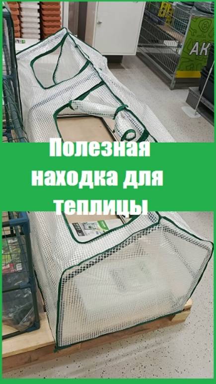 Ранней весной и поздней осенью в теплице такой парничок незаменим!
