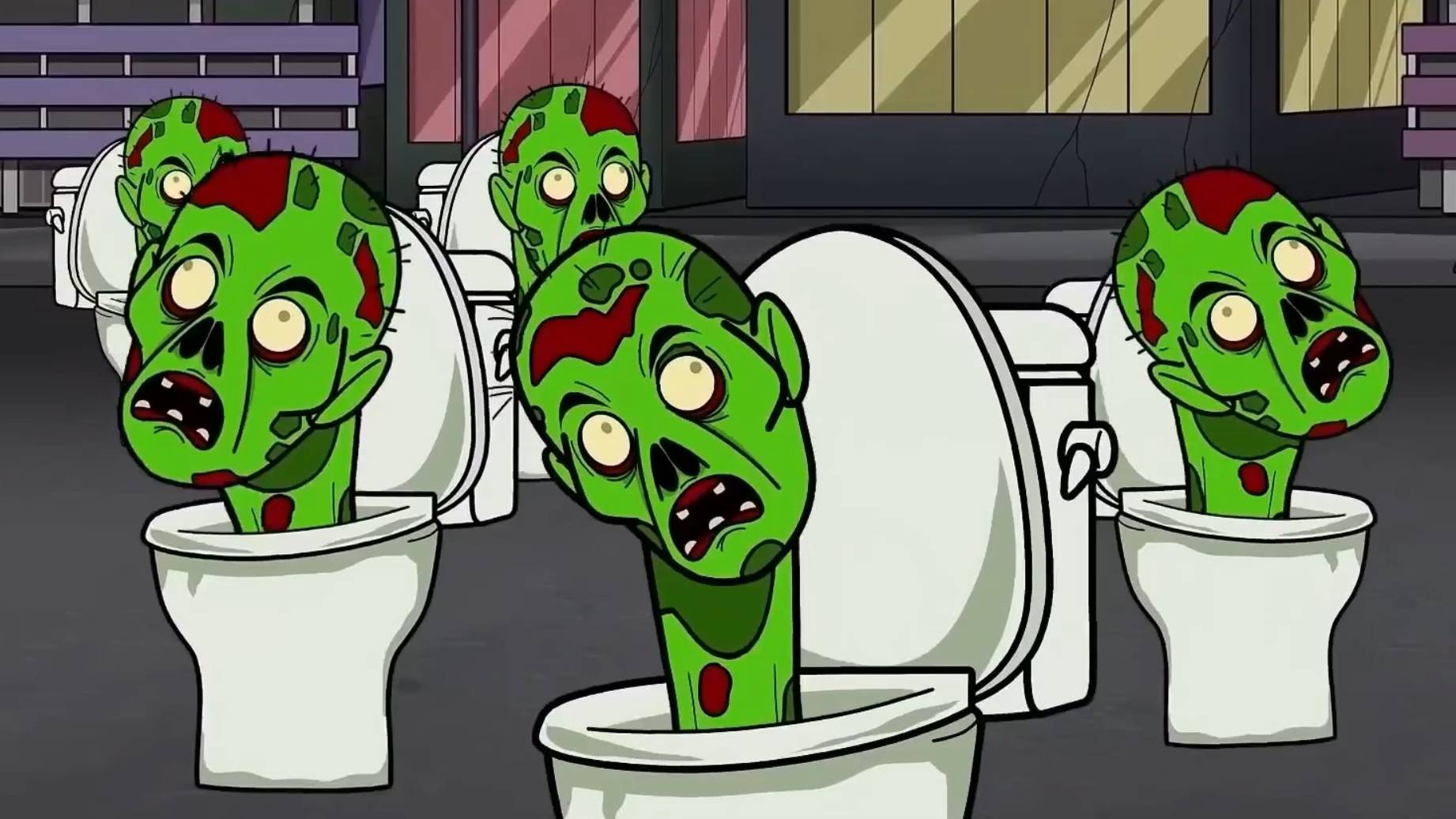 ТИТАН ТВМЕН ПРОТИВ ЗОМБИ СКИБИДИ ТУАЛЕТА АНИМАЦИЯ