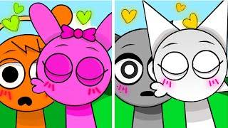 СПРАНКИ Sprunki | Kiss Compilation #sprunki #спрунки