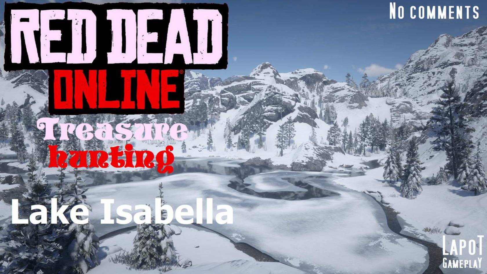 Red Dead Online. Treasure hunting. Lake Isabella / Карта сокровищ Озеро Исабелла