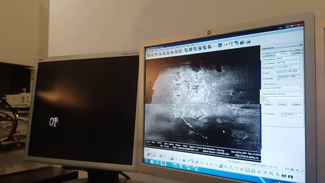 СЭМ 2019 полимеры столик с образцами