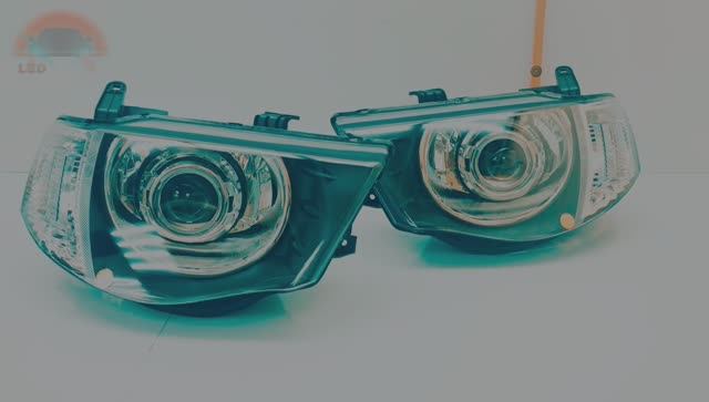 Тизер Светодиодные фары Mitsubishi L200