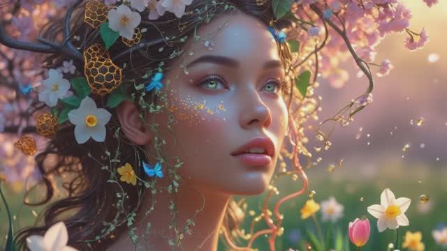 🎵🌸Девушка-Весна#Пробуждение #ВесеннееНастроение#Весна2025 #ЭкологияДуши