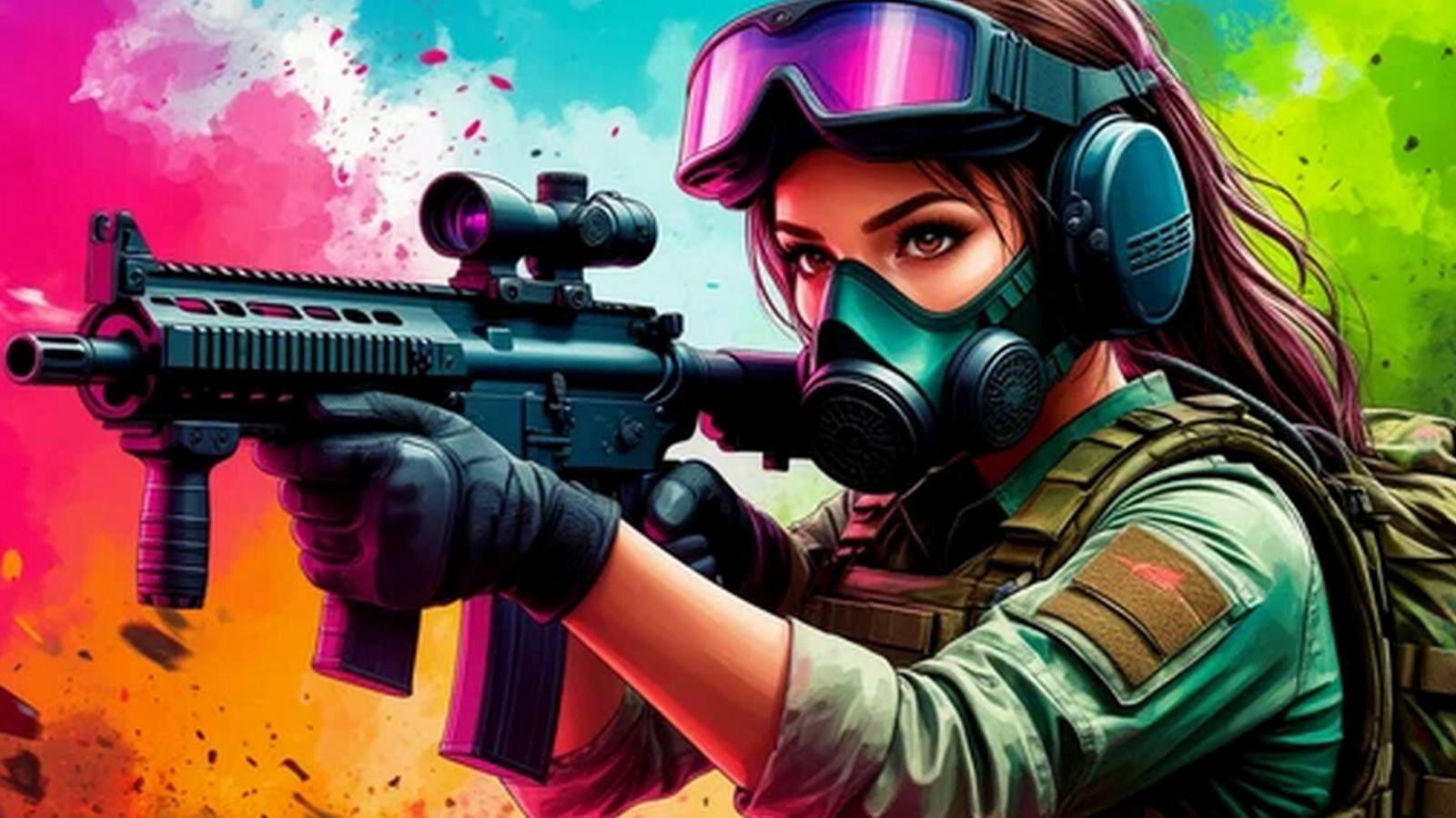 Войнушка красками. Банзай #1