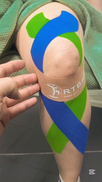 Тейпирование колена