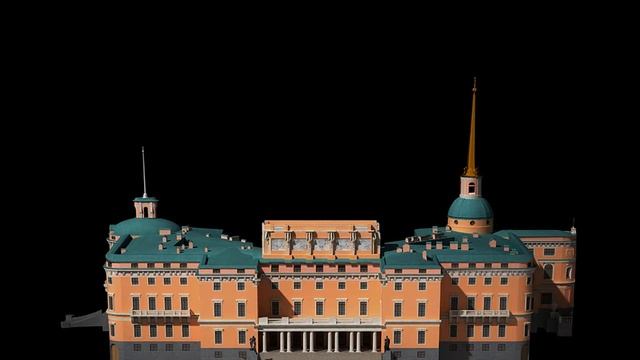 История Михайловского замка. Контент для мультимедиа-центра Русского музея | Ascreen