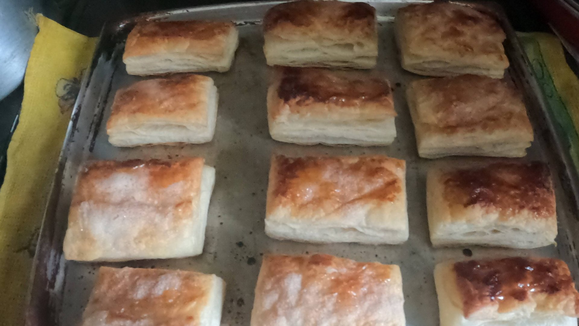 К Чаю Вкусная Выпечка Без Заморочки!!!!!!!(Слоеные Язычки и Обед 300 Рублей)