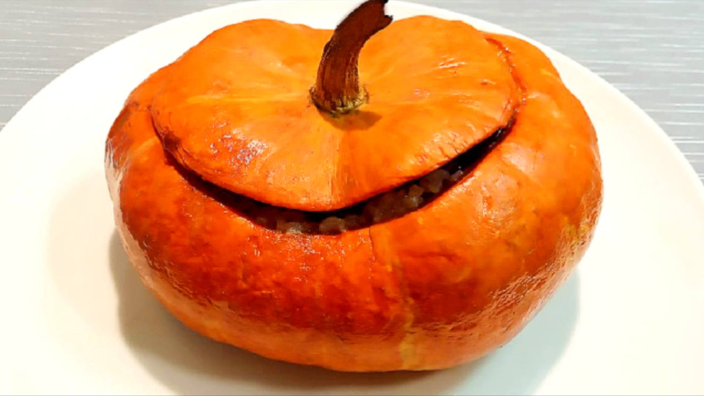 Фаршированная ТЫКВА в духовке  (два рецепта)! ВКУСНО, ОРИГИНАЛЬНО, ПРАЗДНИЧНО!