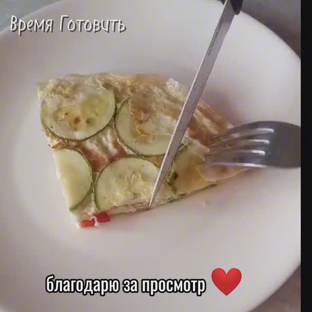 Вкусный Завтрак с молодым Кабачком.
