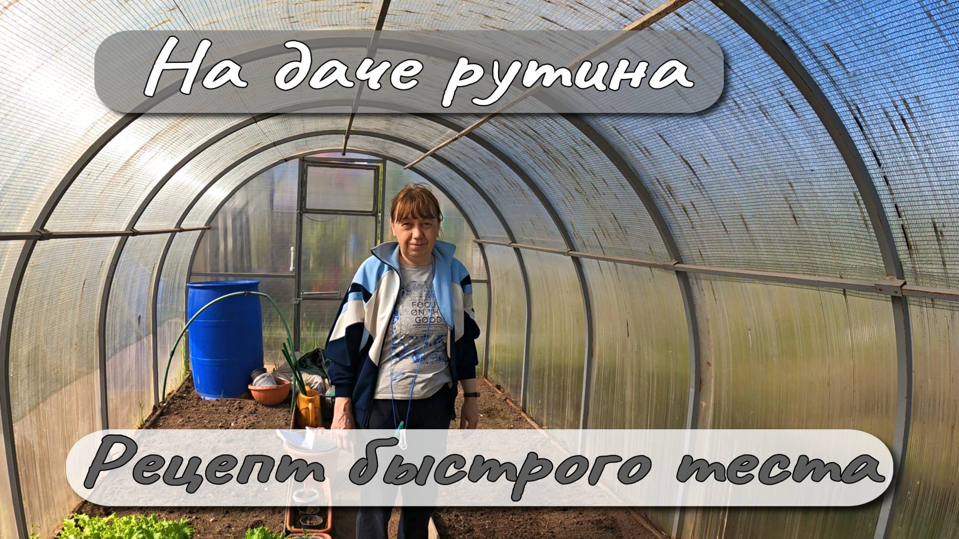 НА ДАЧЕ РУТИНА  РЕЦЕПТ БЫСТРОГО ТЕСТА