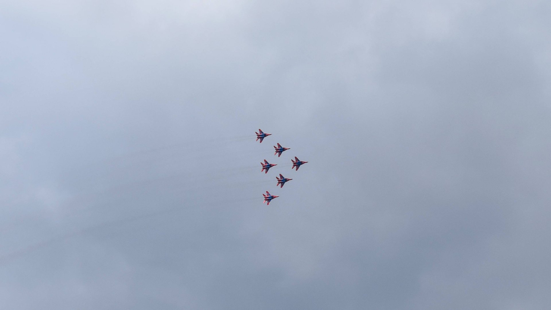 Тренировочные полёты "Стрижей"