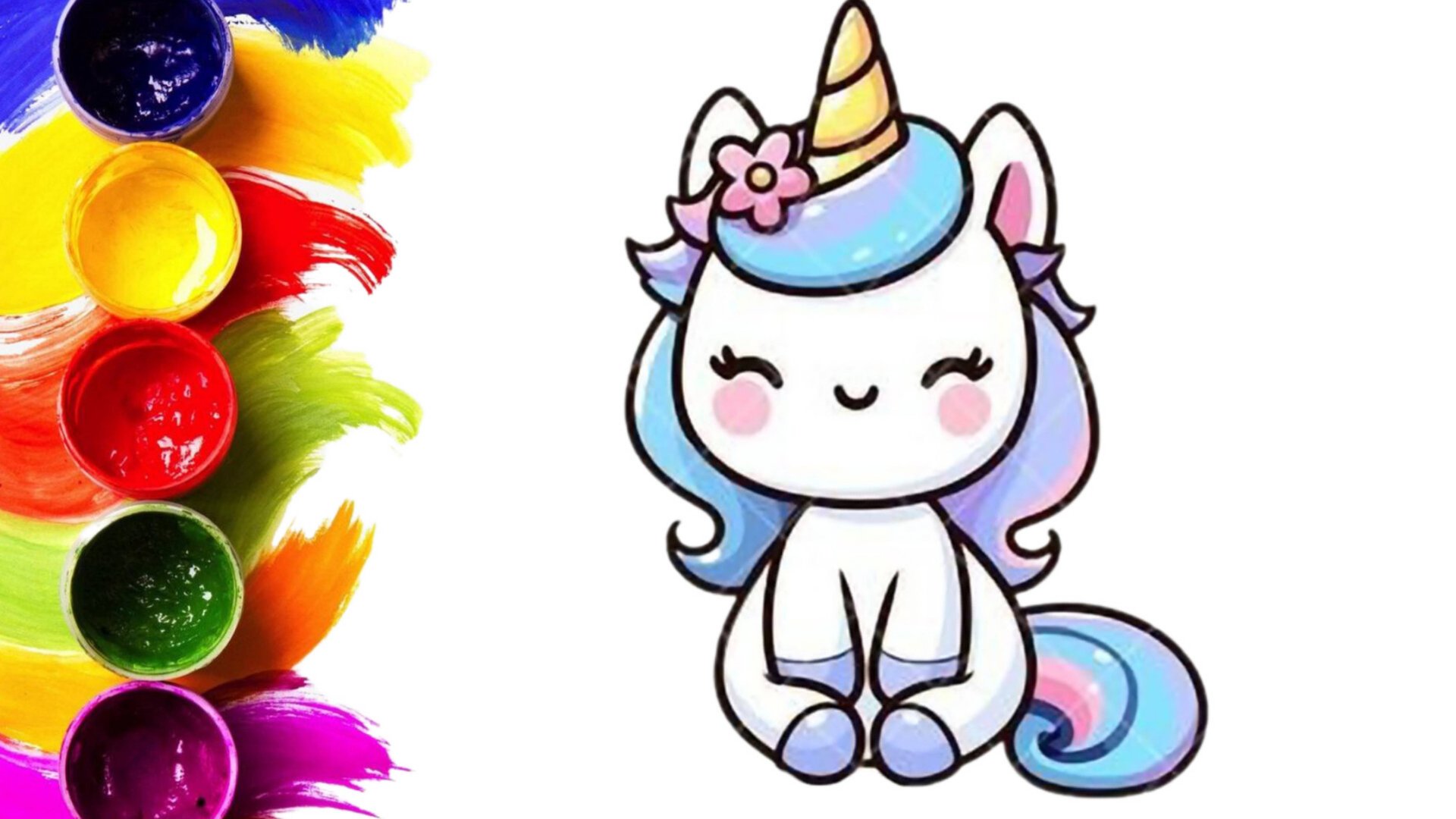 Как нарисовать единорога, милые рисунки для срисовки