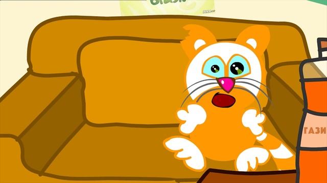 Кот Ричард в роли футбольного болельщика