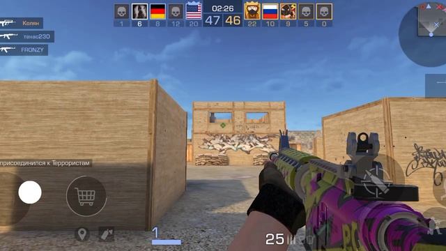 Командный бой 1 HP в  Standoff 2