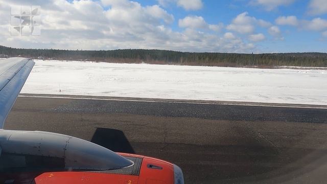 Полет из Мурманска в Санкт-Петербург (Пулково). Часть 1 - Взлет