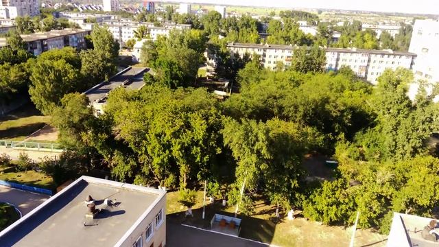 Рубцовская гимназия №11 с дрона