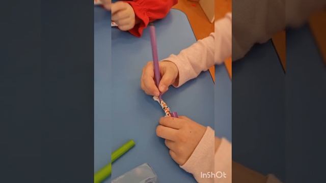 Оживи бумажную гусеницу