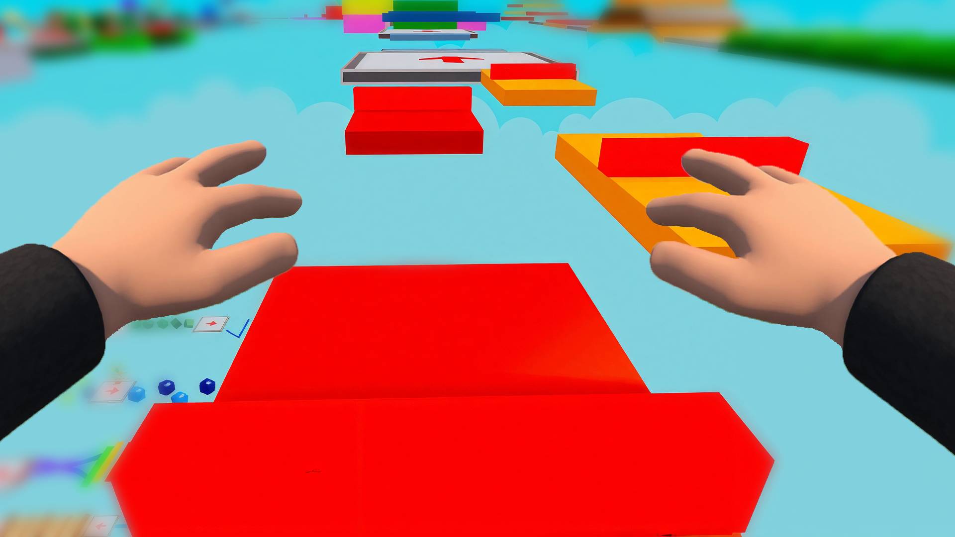 ASMR ПАРКУР ОТ 1 ЛИЦА: ЧИСТЫЕ ЗВУКИ ДВИЖЕНИЯ (Роблокс)