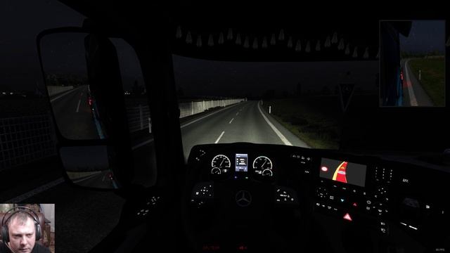 Euro Truck Simulator 2 сезон 16 серия 12 Мультиплеер ночьная Польша