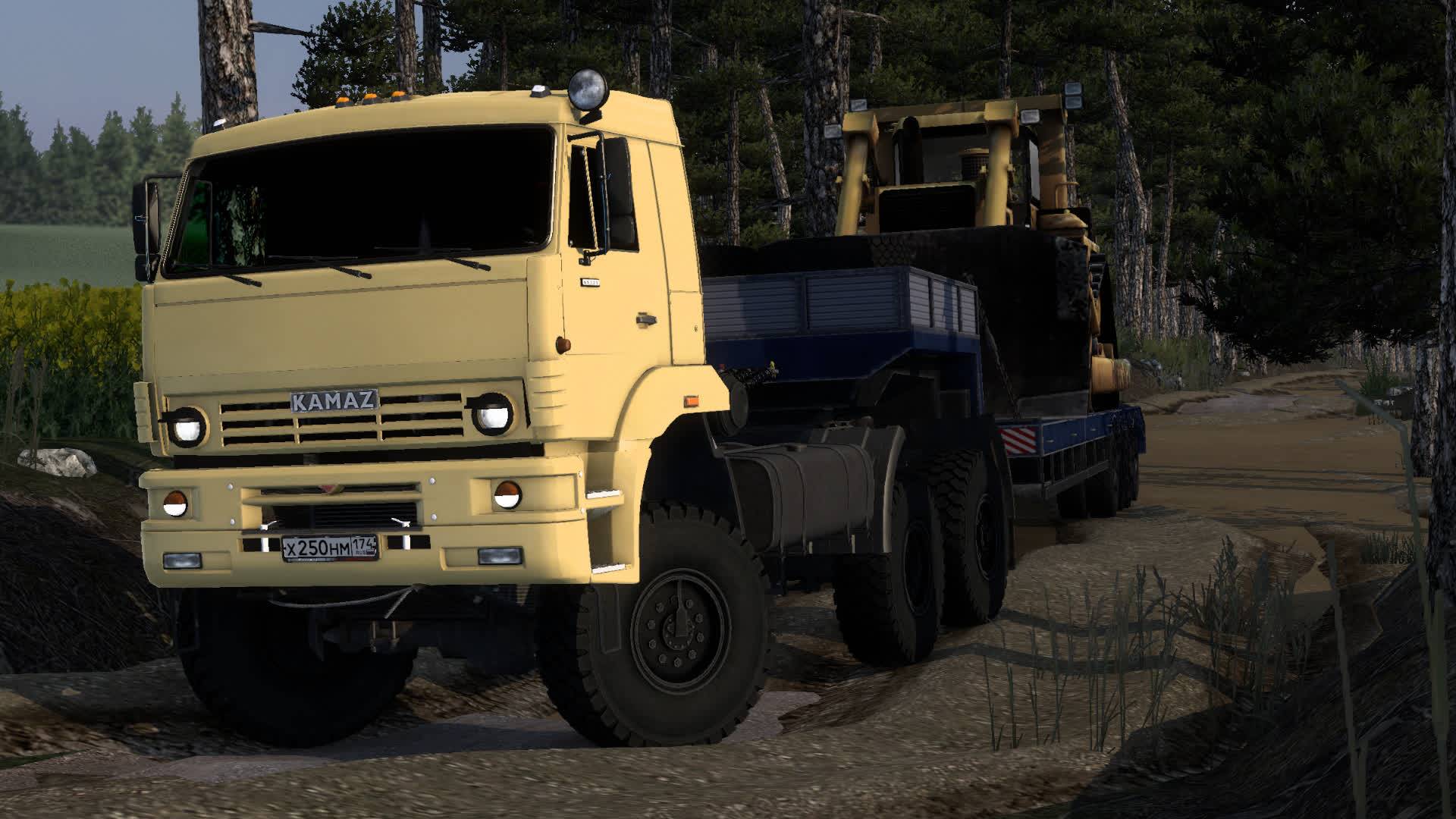 298 / ETS2 1.53 / Суровая Россия Забайкалье "R7" / КАМАЗ 65225 БАТЫР / Вот ОНО, БЕЗДОРОЖЬЕ!)))
