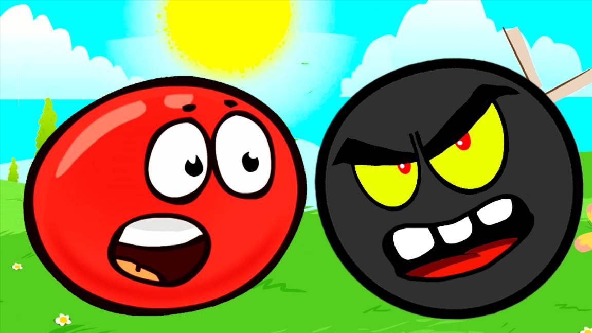 КРАСНЫЙ ШАРИК против ЧЁРНОГО ШАРА ЧАСТЬ#1 Мультик ИГРА Red Ball на канале Мистер Игрушкин