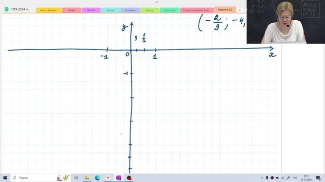 Функции и их свойства. Графики функций / Гипербола / Задание №22 / Подготовка к ОГЭ