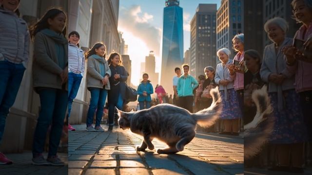 танцуюий кот