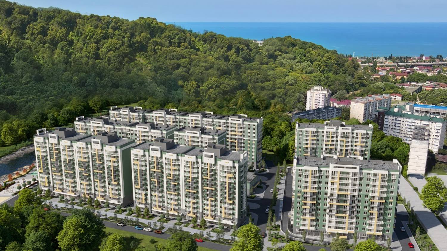 Жилой комплекс "Флора" в Сочи (Кудепста)