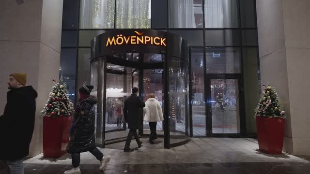 Съемка для ресторана Movenpick. Новогодний корпоратив в Movenpick.