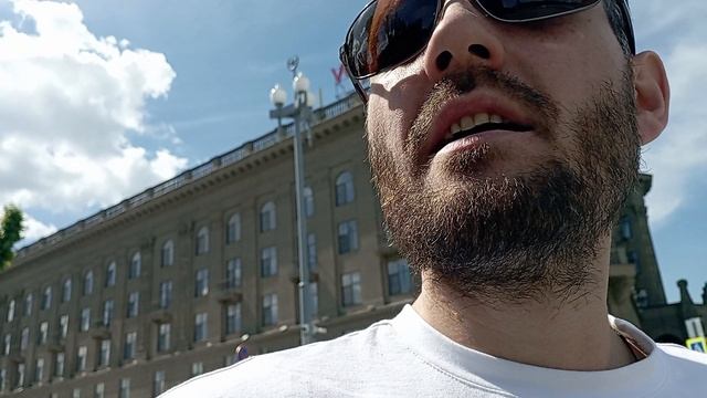 На центральной площади Волгограда