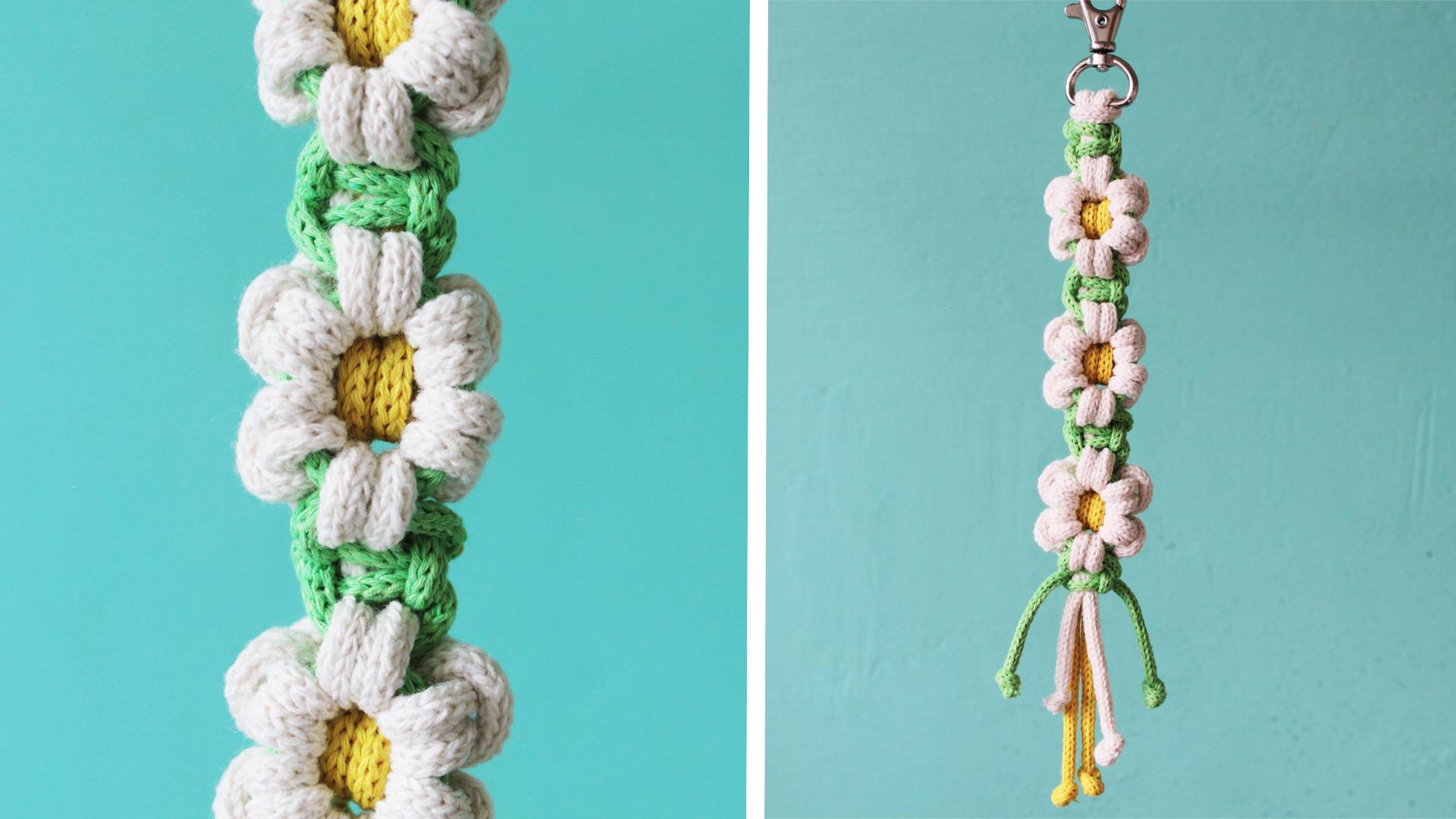 БРЕЛОК "РОМАШКИ"🌼 | Макраме мастер-класс