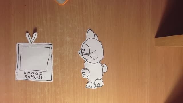 Бумажный кот Ричард